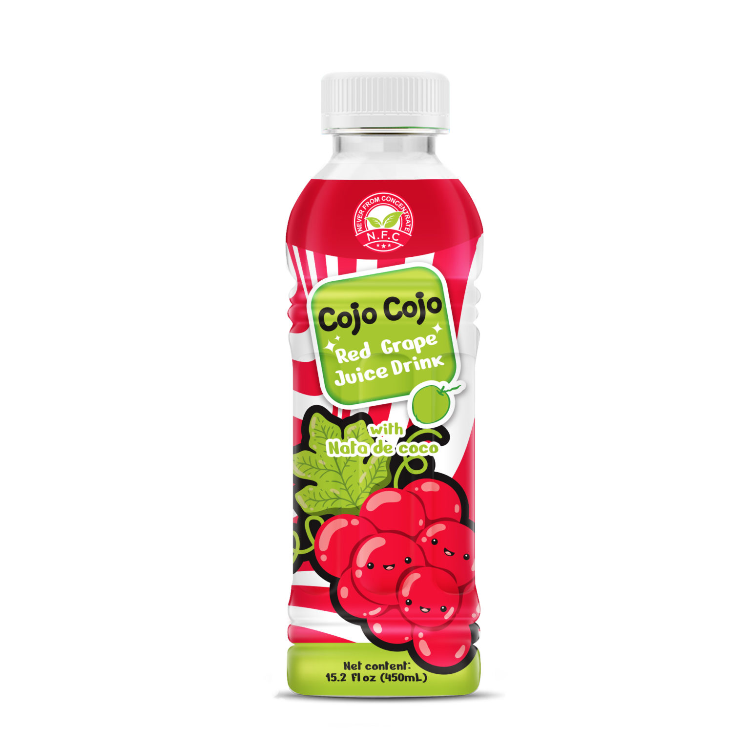 Cojo Cojo Red Grape Juice with Nata de Coco - Ultimate Refreshment