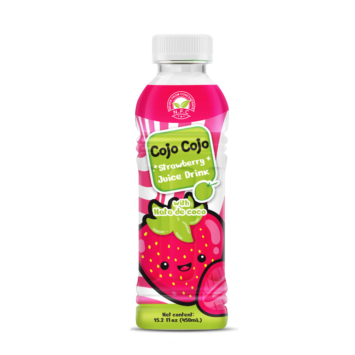 Refreshing Cojo Cojo Strawberry Juice with Nata de Coco - Perfect ...