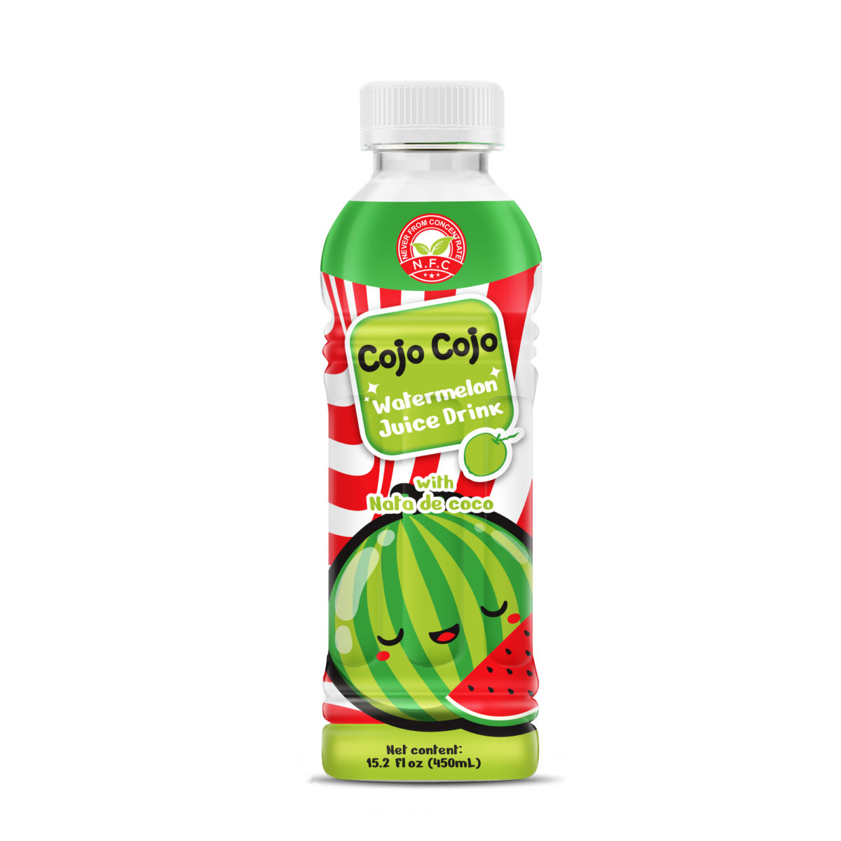 Refreshing Cojo Cojo Watermelon Juice Drink with Nata de Coco