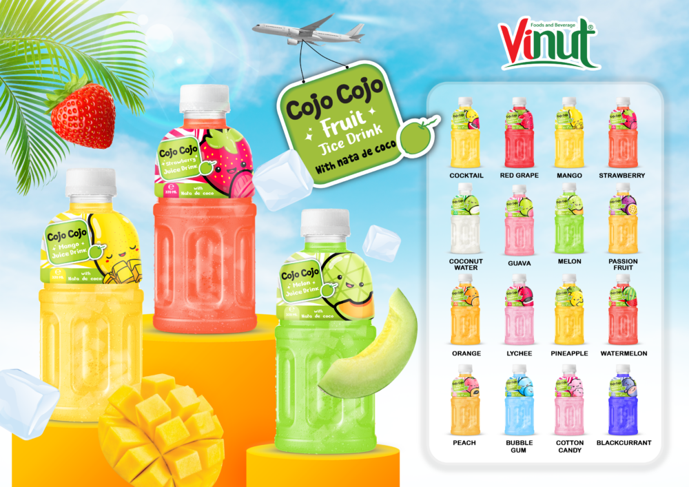 Best Nata de Coco Brands - Cojo Cojo Real Juice with Nata